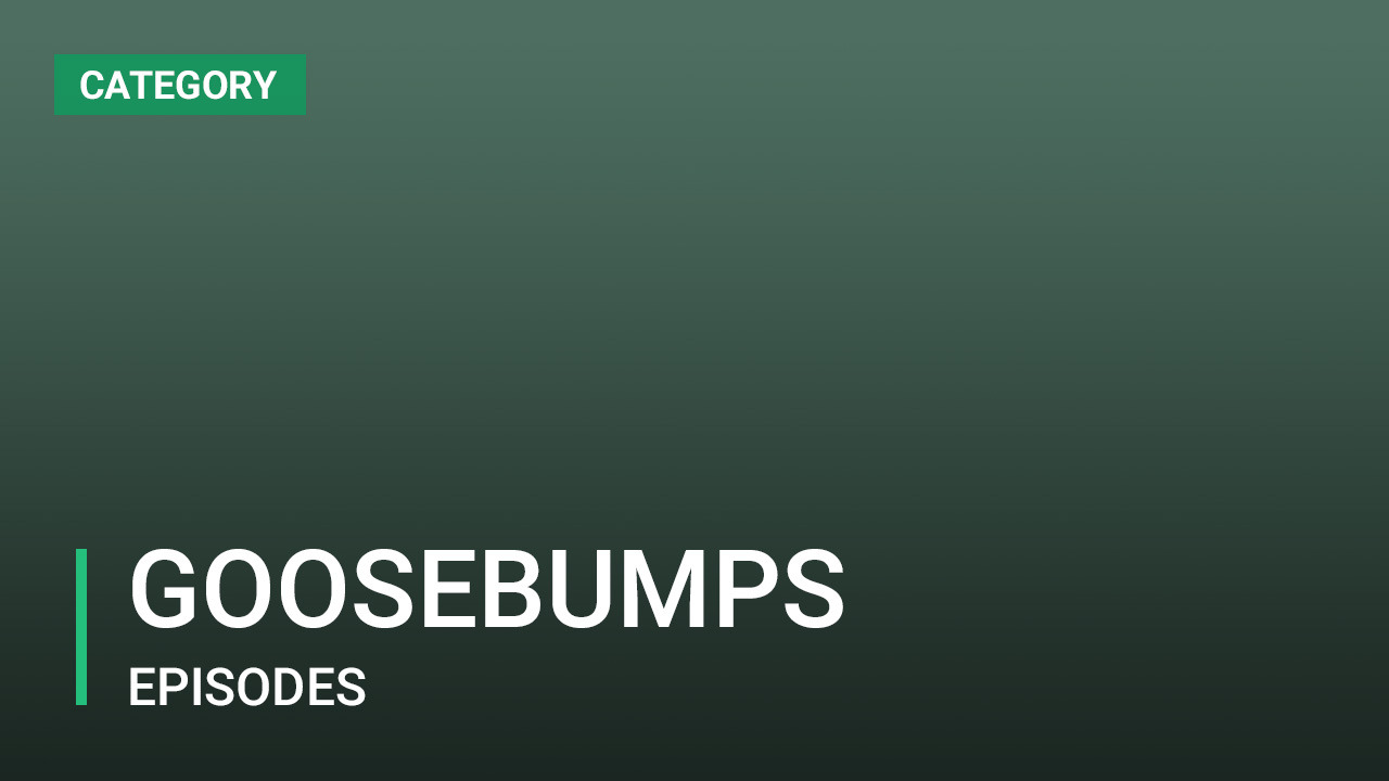 Goosebumps series episodes list, release dates on Disney+